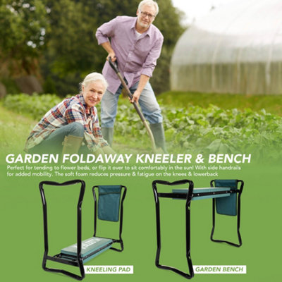 BLOSTM Garden Foldaway Kneeler Bench