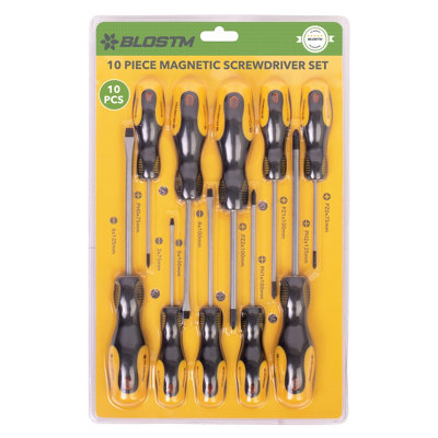 BLOSTM Magnetic Screwdriver Set 10 Piece