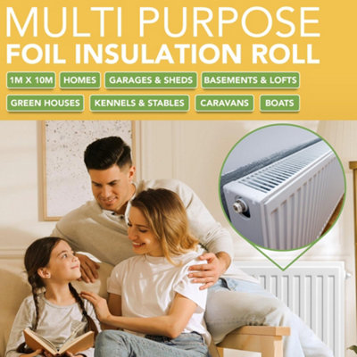 BLOSTM MULTI-PURPOSE FOIL INSULATION ROLL 1M X 10M