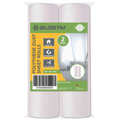 BLOSTM Polythene Dust Sheet Rolls | DIY at B&Q