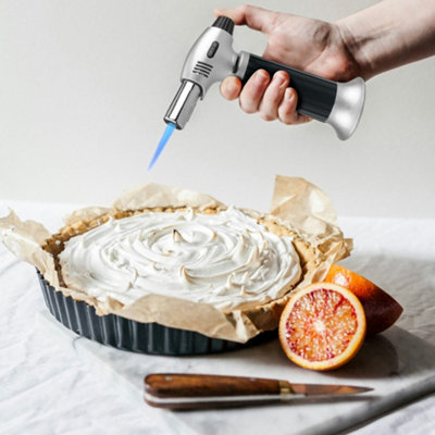 Blow Torch Refillable Refill Auto Ignition Blowtorch Ideal for Camping Creme Brulee