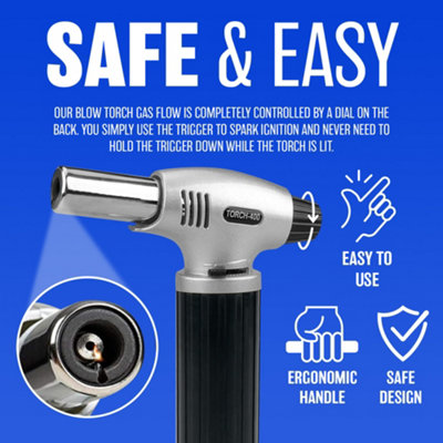Blow Torch - Refillable Refill Auto Ignition Blowtorch Ideal for ...