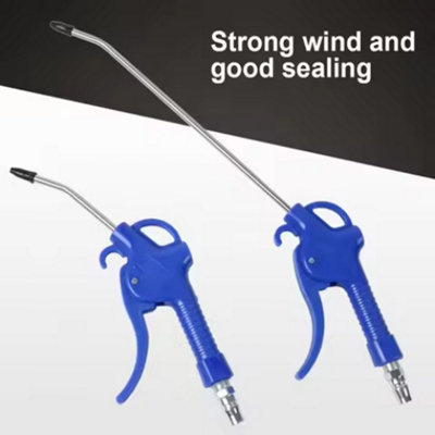 Blue Air Blow Gun for Compressor, Short Style