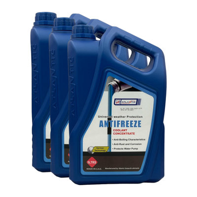 Blue Antifreeze Coolant Concentrate HOAT Ethylene Glycol ASTM D3306 BS 6580 3x5L