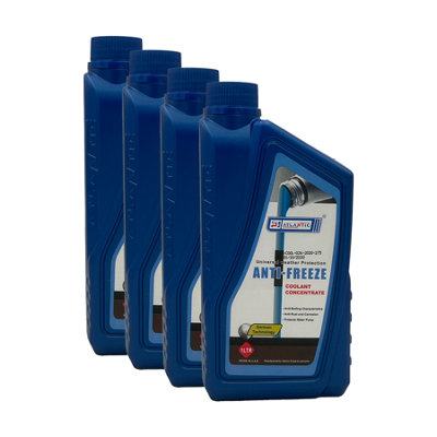 Blue Antifreeze Coolant Concentrate HOAT Ethylene Glycol ASTM D3306 BS 6580 4x1L