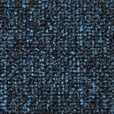 Blue Black Carpet Tiles For Contract, Office, 3.5mm thick Tufted Loop ...