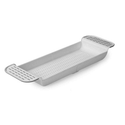 Blue Canyon Extendable Over Bath Rack- White (REMOVED) | DIY at B&Q