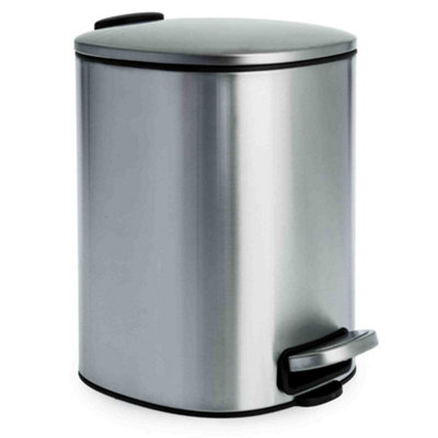 Blue Canyon Santorini 5L Bin Chrome | DIY at B&Q