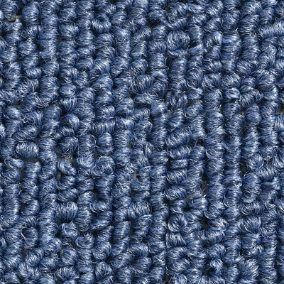 Blue Carpet Tiles For Contract, Office, Shop, Home, 3mm Tufted Loop ...