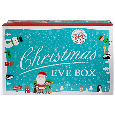 Blue Character Christmas Eve Box - Small, Elf Delivery Box, Xmas