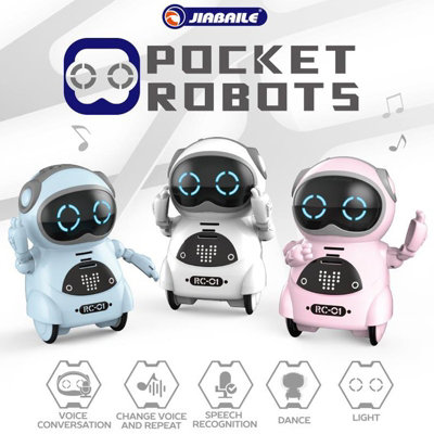 Shop Blue Children Intelligent Mini Multi-Active Robot