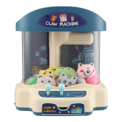 Blue Claw Machine for Kids Mini Vending Machine with 20 Game Coins ...