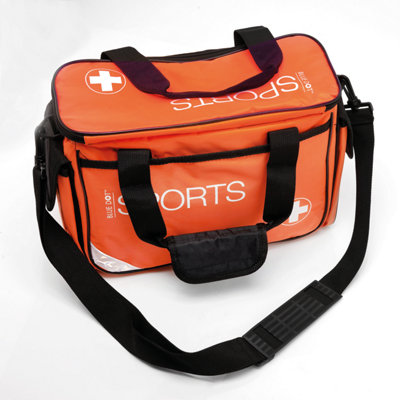 Blue Dot Premium Advanced Sports First Aid Kit in Orange Bag