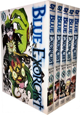 Blue Exorcist Volume 6-10 Collection 5 Books Set (Series 2) by Kazue Kato