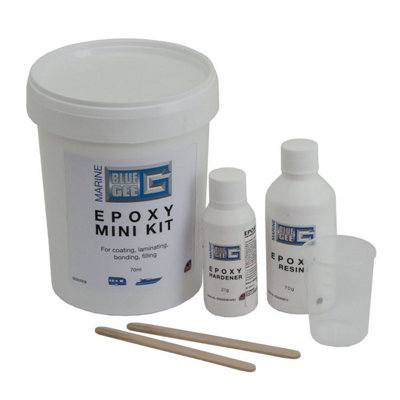 Blue Gee Epoxy Kit Medium Durable Adhesive Resin for Home, Garage ...