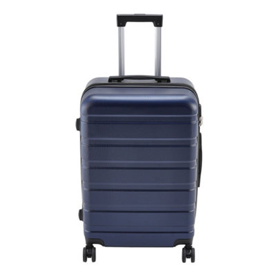 Blue Hardshell Rolling Luggage Trolley Travel Case, 20"