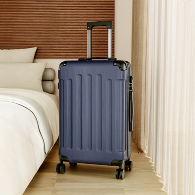 Blue Hardside Spinner Luggage Suitcase with Combination Lock 28" | DIY ...