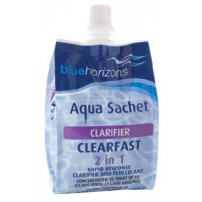 Blue Horizons - ClearFAST Aqua Sachet 1 X 150ml Sachet Cloudy water fix ...
