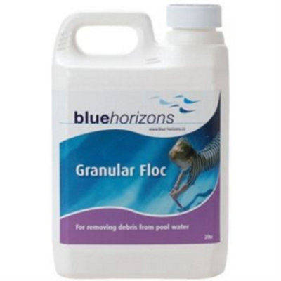 Blue Horizons Granular Floc 1 X 2kg clarifier debris binder cleaner