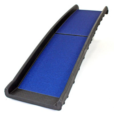Blue Lightweight Folding Travel Pet Ramp