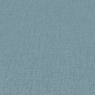 Blue Linen Effect Wallpaper Plain Textile Code Nature Design Non-Woven ...