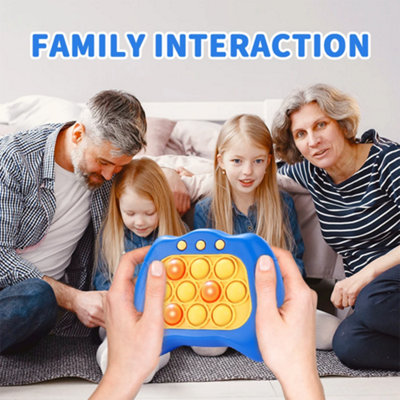 Blue or Purple Quick Push Game Console