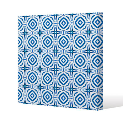 Blue powerful (Canvas Print) / 46 x 46 x 4cm