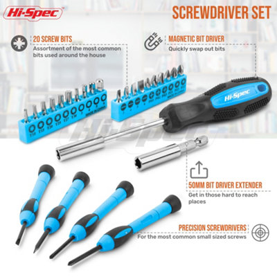 Blue Repair and Maintenance Tools kit set for Household Work with Tool ...