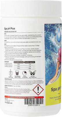 BLUE SPARKLE 2 Kg pH Plus pH Level Increaser Water Quality Improver for All Hot Tubs and ...