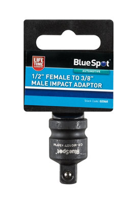 Blue Spot Tools - 1/2" Female To 3/8" Male Impact Adaptor