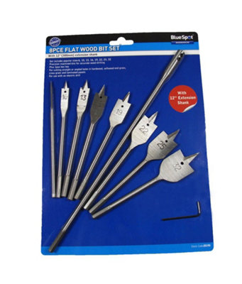 Blue Spot Tools - 10 Pce Flat Bit Set (6-32mm) | DIY at B&Q