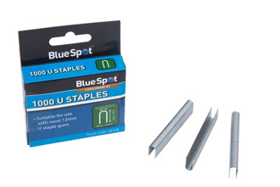 Blue Spot Tools - 1000 Pce 12mm U-Staples