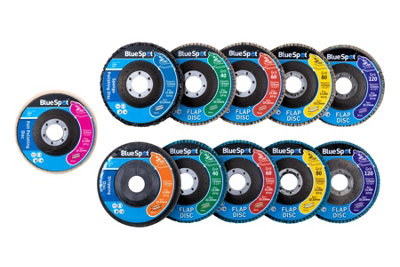 Blue Spot Tools - 11PCE Polishing and Flap Disc Set