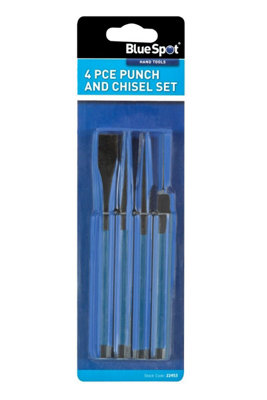 Blue Spot Tools - 4 PCE Punch and Chisel Set | DIY at B&Q