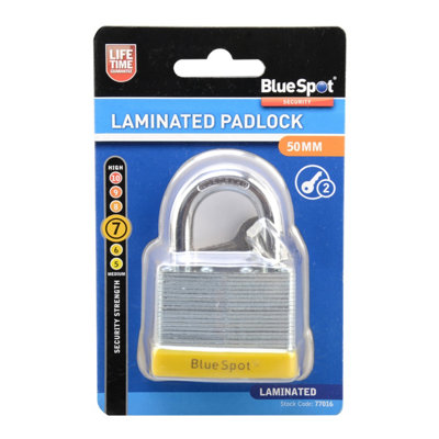 Blue Spot Tools - 50mm Laminated Padlock