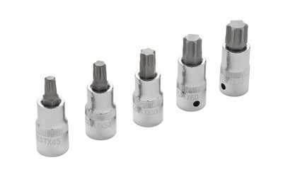 Blue Spot Tools - 5PCE 1/2" Torx Bit Set (T45-T70) (EVA FOAM)