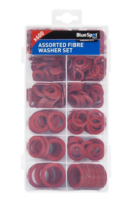 BLUE SPOT TOOLS - 600 PCE ASSORTED FIBRE WASHER SET