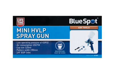 Blue Spot Tools - Mini HVLP Spray Gun (125ml) | DIY at B&Q