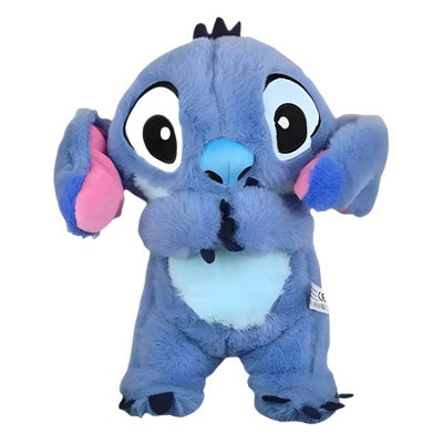 Blue Stress Relief Stitch-Inspired Toy with Breathing