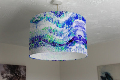 Blue Wilderness (Ceiling & Lamp Shade) / 45cm x 26cm / Ceiling Shade