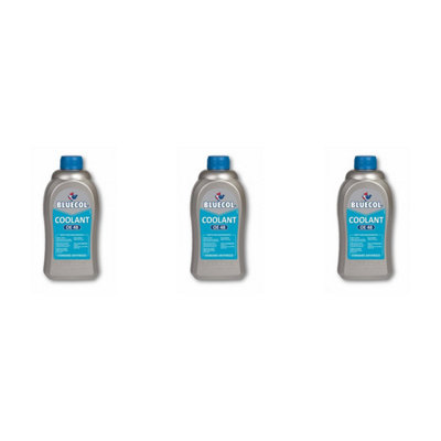 Bluecol Coolant OE 48, 1 L - Premium Antifreeze and Coolant (Pack of 3 ...