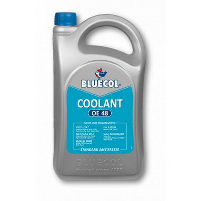 Bluecol Coolant OE48 Antifreeze Winter Freezing Down to -36 Organic ...