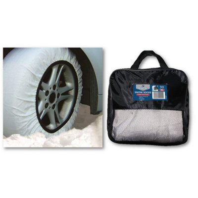 Bluecol Extra Large Snow Sock Chain Winter Ice Traction Tyres Aid 15 ...