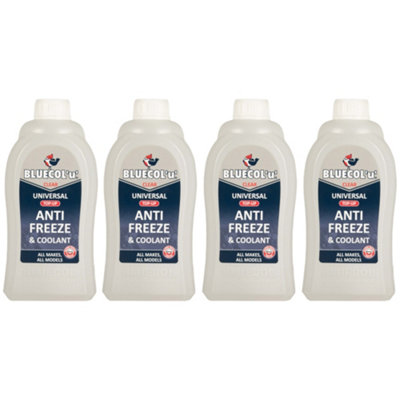 Bluecol Universal Universal Anti Freeze & Coolant - 1L x 4
