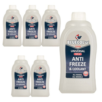 Bluecol Universal Universal Anti Freeze & Coolant - 1L x 6