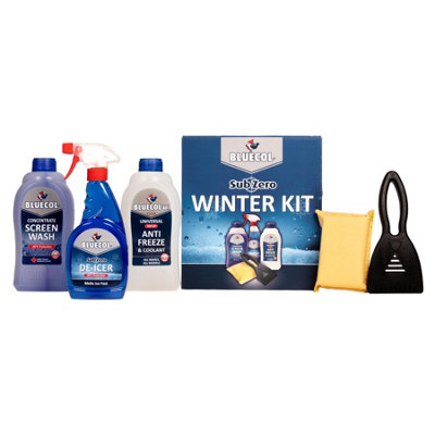 Bluecol Winter Trigger De-Icer Screenwash Antifreeze Coolant Demister ...