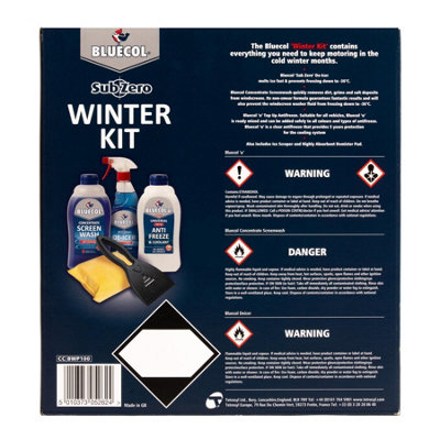 Bluecol Winter Trigger De-Icer Screenwash Antifreeze Coolant Demister ...