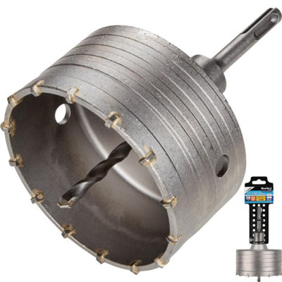 BlueSpot 110mm SDS Core Bits Cement Masonry Concrete Brick Block Waste ...
