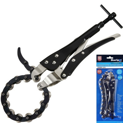 BlueSpot 250mm Exhaust Pipe Cutter Grips Chain Lock-grip Plier Tool ...
