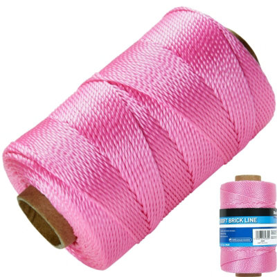 BlueSpot 500ft Yellow Builders Building Brick Laying Measuring Rope ...